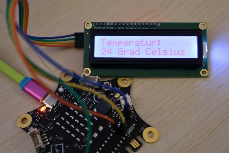 LCD-Display mit Calliope Mini ansteuern